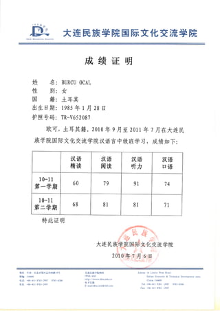 chinese certificates | PDF