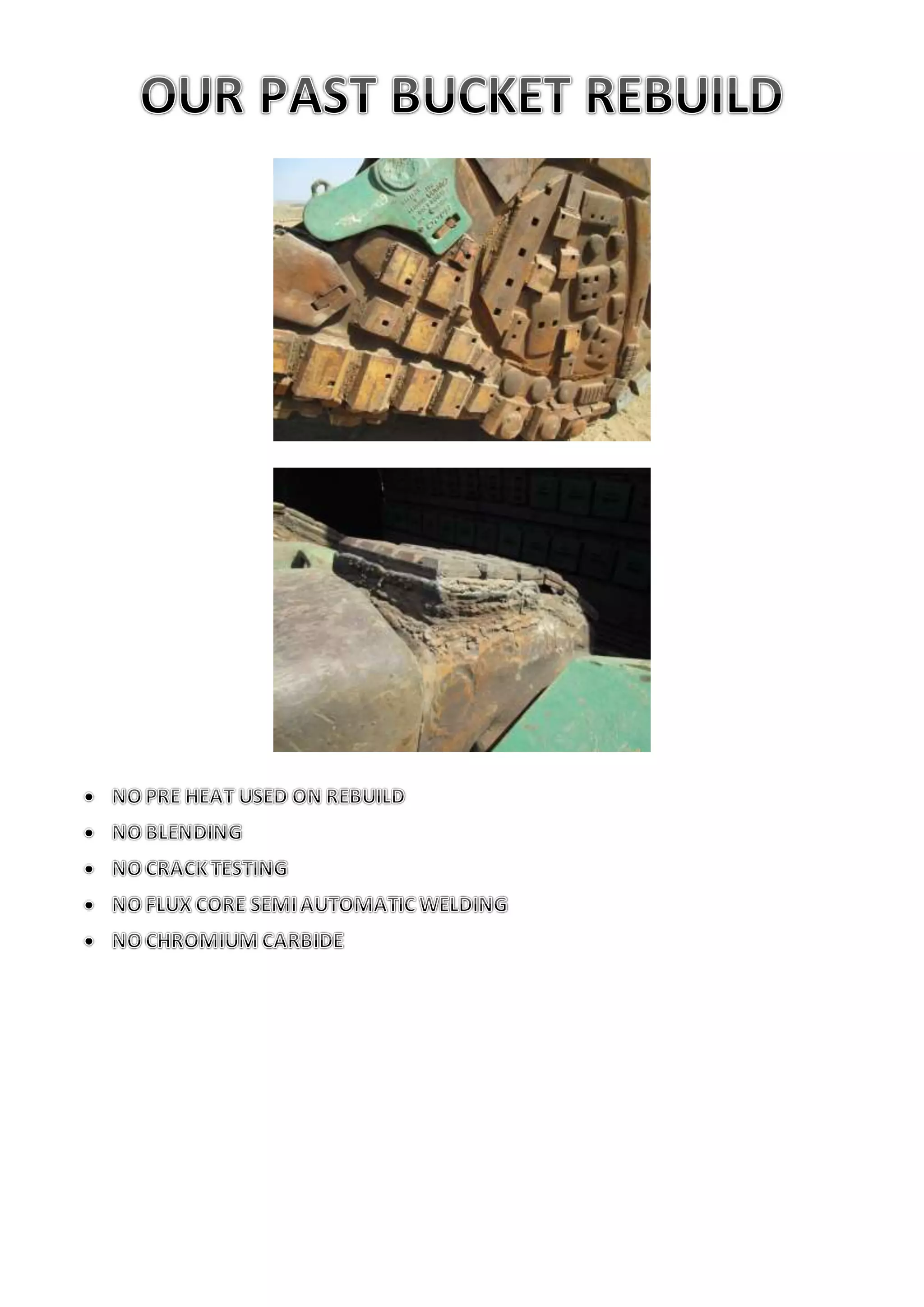 OUR PAST AND PRESENT BUCKET REBUILD | DOCX