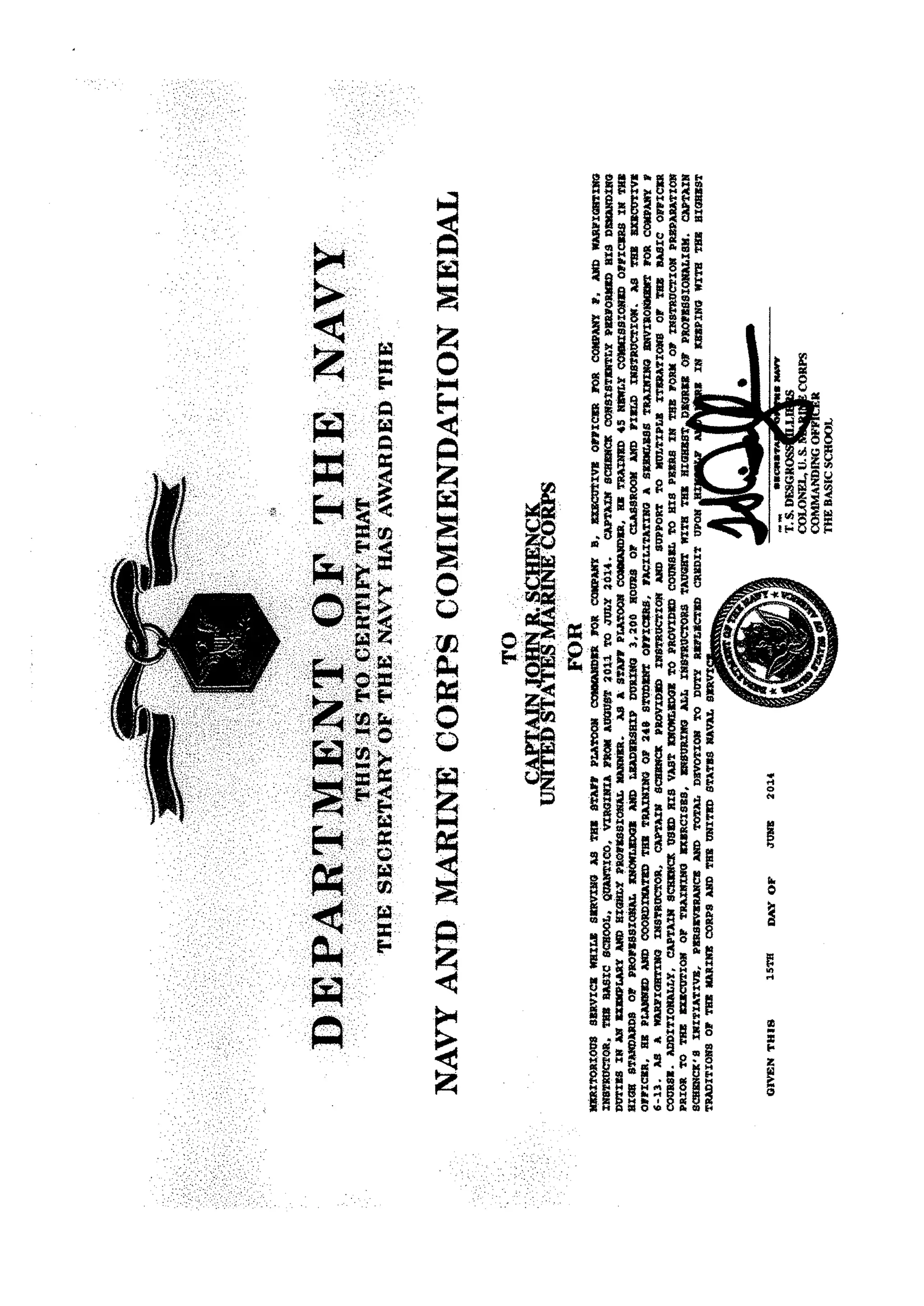 Navy & Marine Corps Commendation Medal | PDF