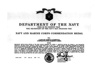 Navy & Marine Corps Commendation Medal | PDF