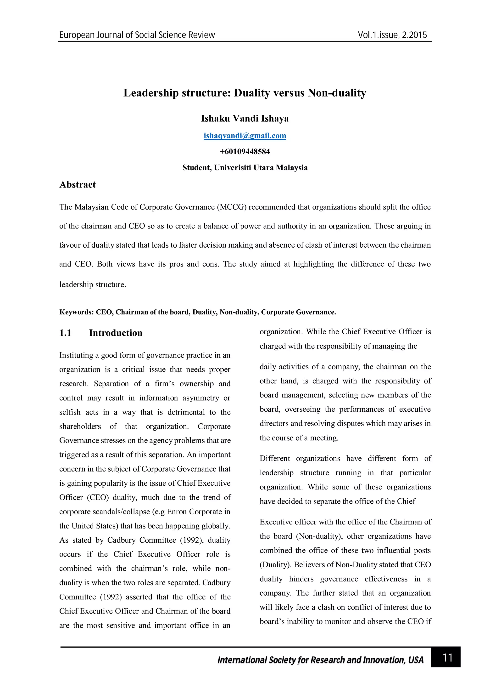 Leadership-structure-Duality-versus-Non-duality | PDF