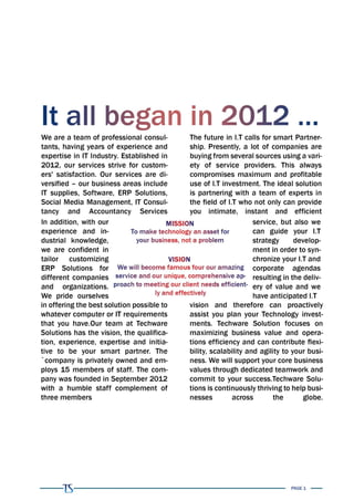 Techware Profile Final | PDF