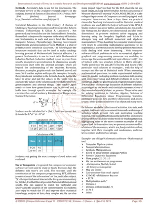 Innovative Teaching Strategies in Mathematics and Statistics | PDF