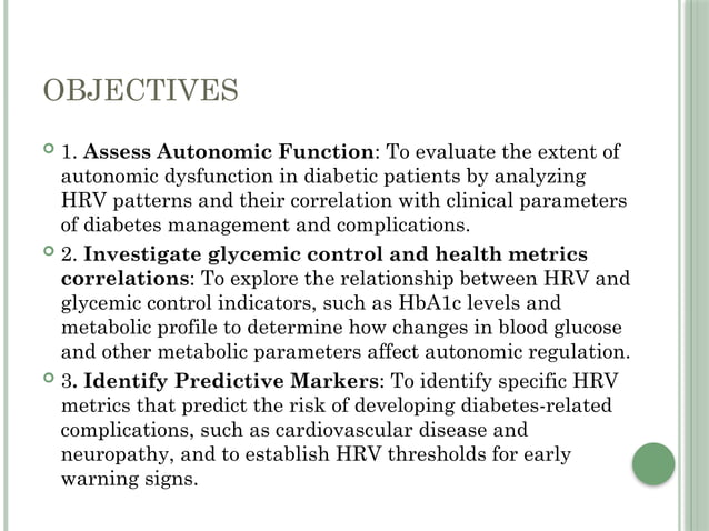 HEART RATE VARIABILITY IN DIABETES TYPE 2.pptx