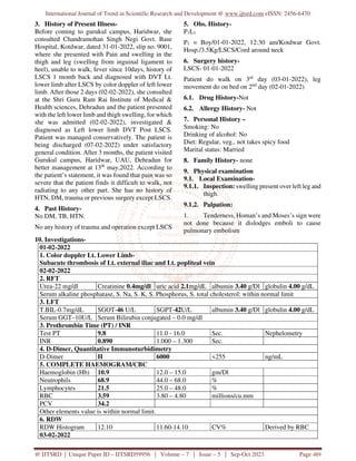 Leech Therapy in DVT Deep Venous Thrombus A Case Study | PDF