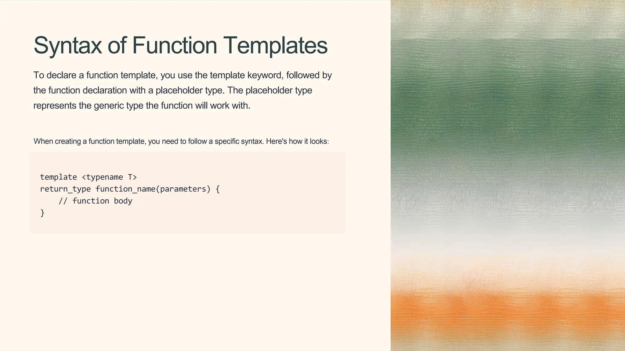 59_OOP_Function Template and multiple parameters.pptx