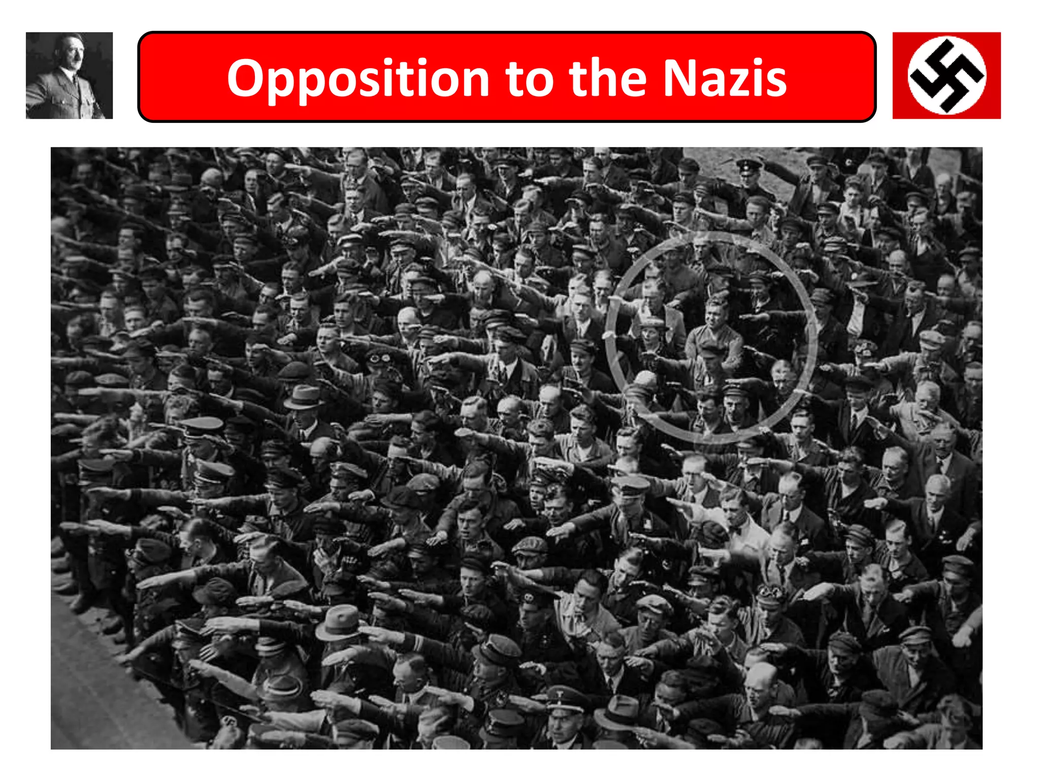 Hitler and Nazi Germany - resistance to the regime, 1933 39 | PPTX