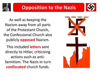 Hitler and Nazi Germany - resistance to the regime, 1933 39 | PPTX