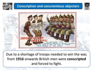 Era of the Great War - Conscription | PPTX
