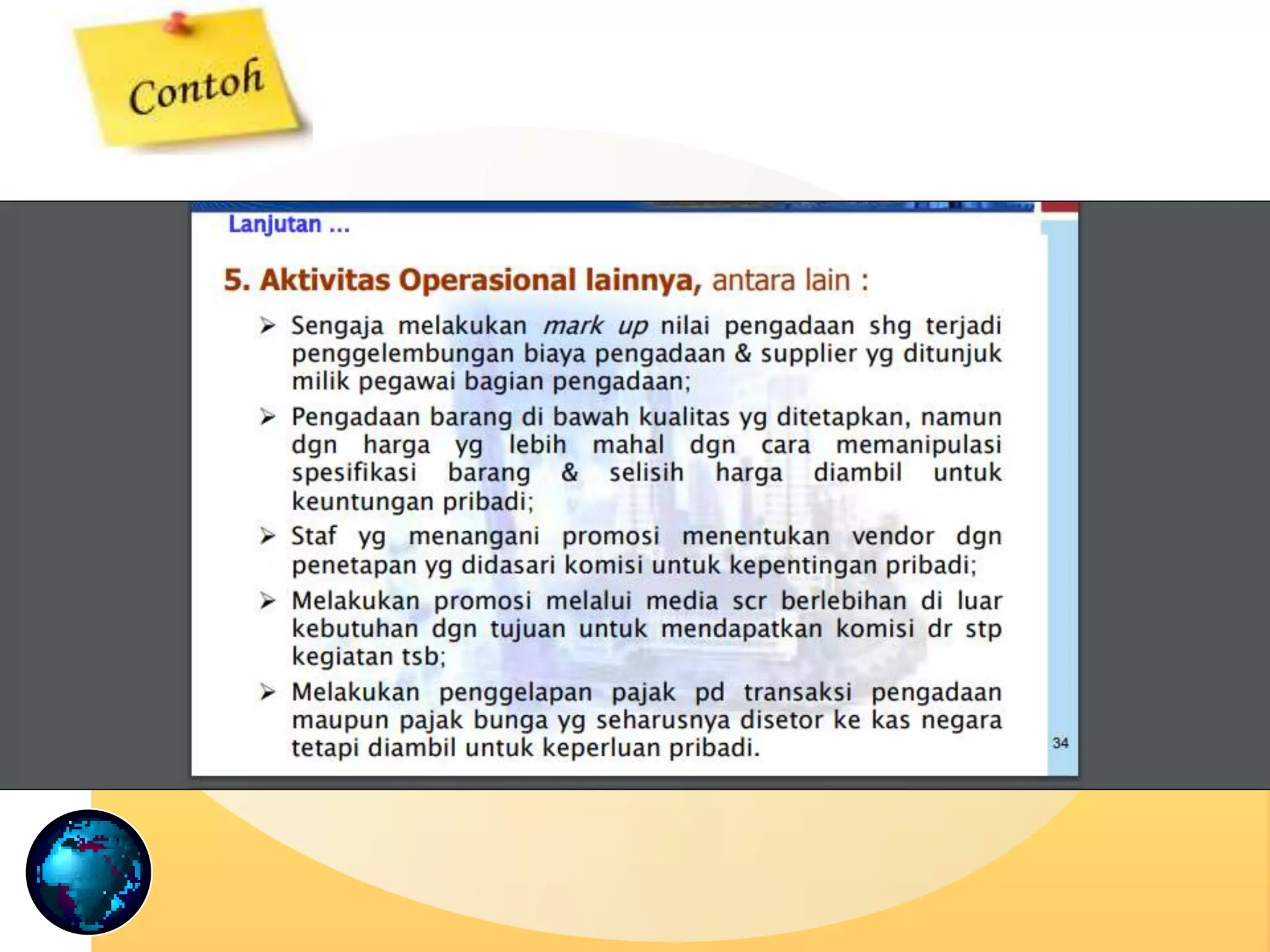 Contoh Kasus Transaksional & Modus Operandi Fraud _Training "FRAUD ...