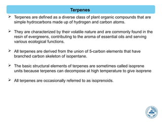 Structure, Classification, and Biological Importance of Terpenes.pptx
