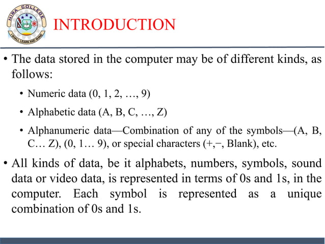 5a data representation | PPT