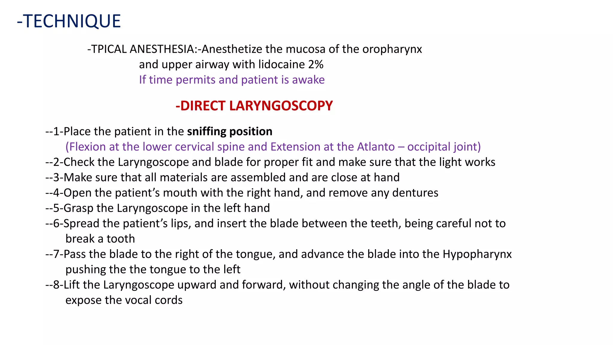 intubation part-1-Anesthesia | PDF