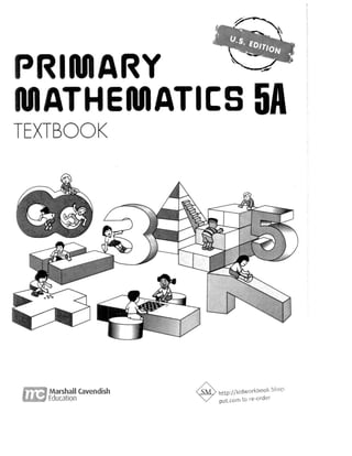 Singapore Math - 5A - Textbook | PDF