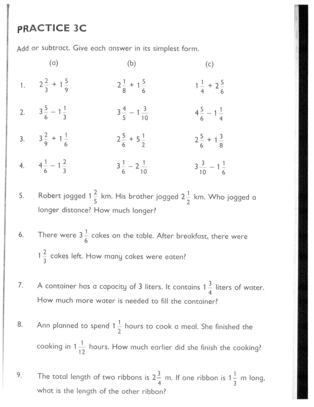 Singapore Math - 5A - Textbook | PDF | Healthy Living