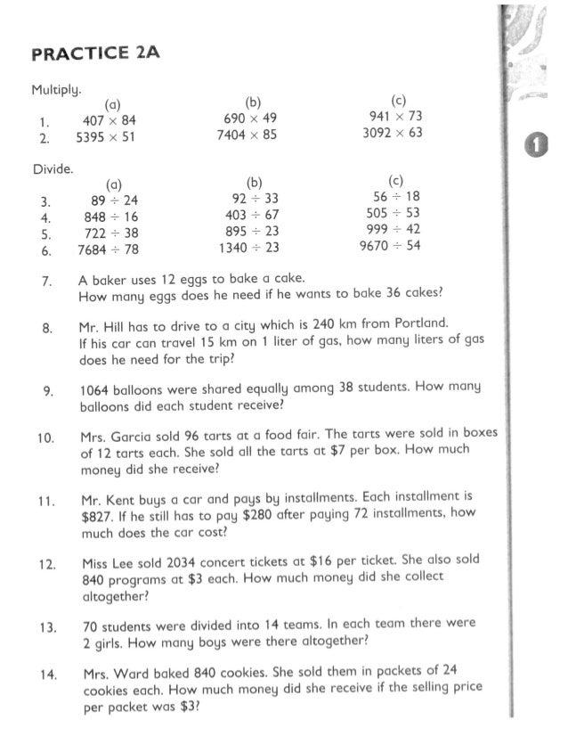 Singapore Math - 5A - Textbook