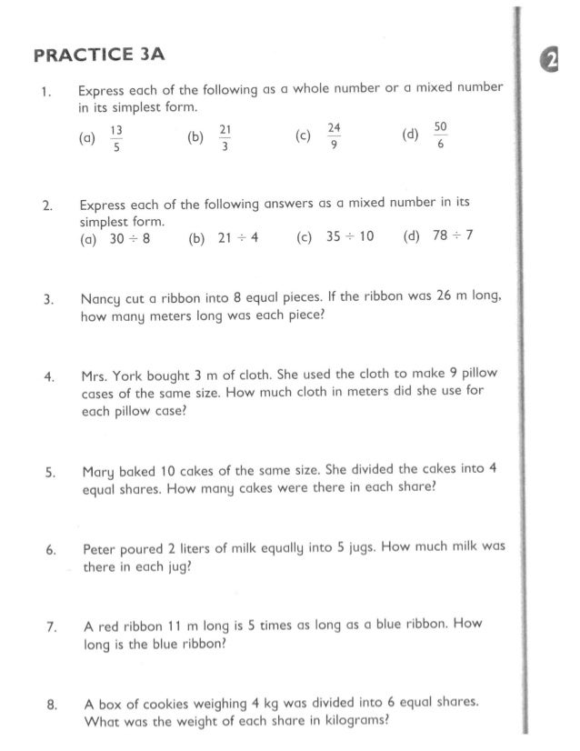 Singapore Math - 5A - Textbook