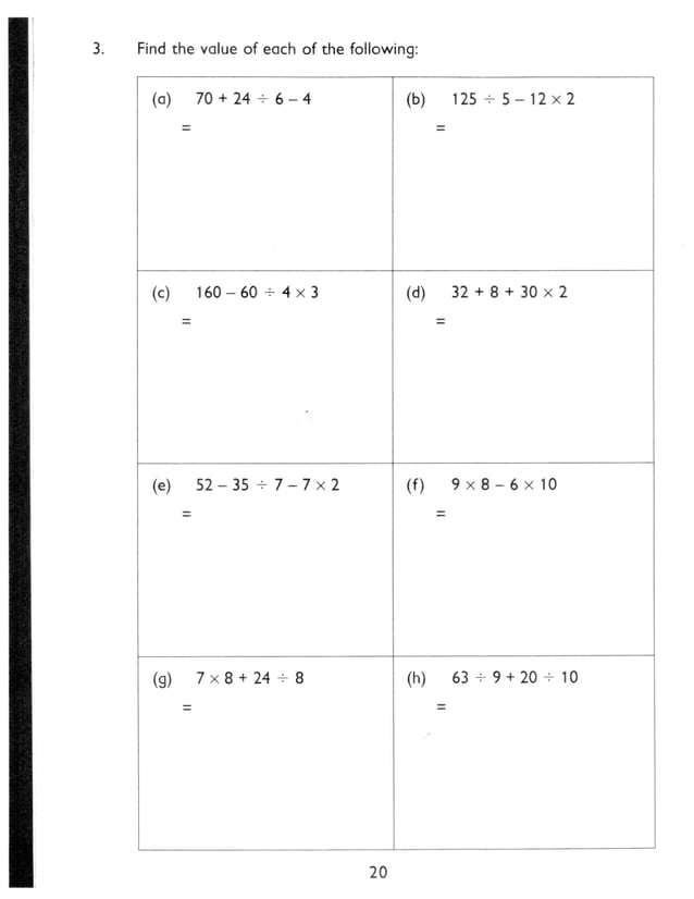Singapore Math - 5A - Workbook