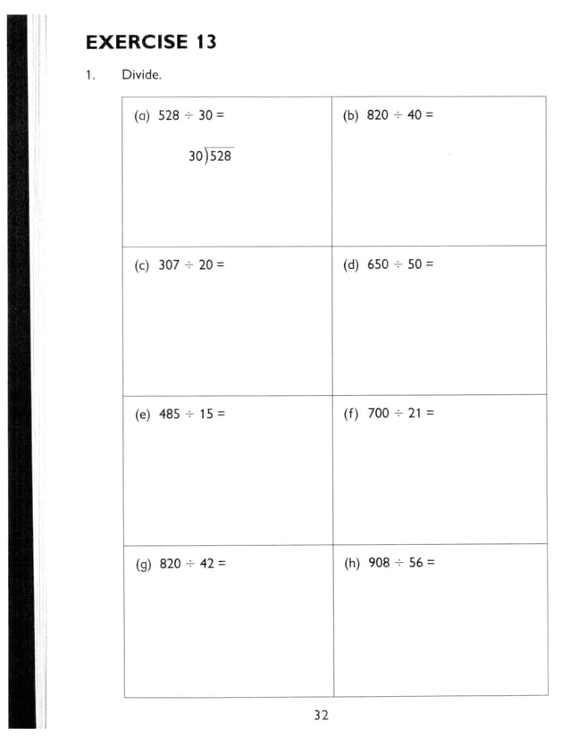 Singapore Math - 5A - Workbook