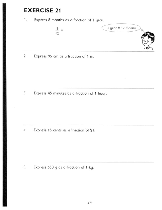 Singapore Math - 5A - Workbook