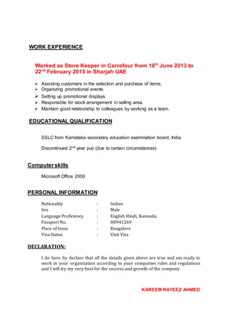 RESUME | DOCX