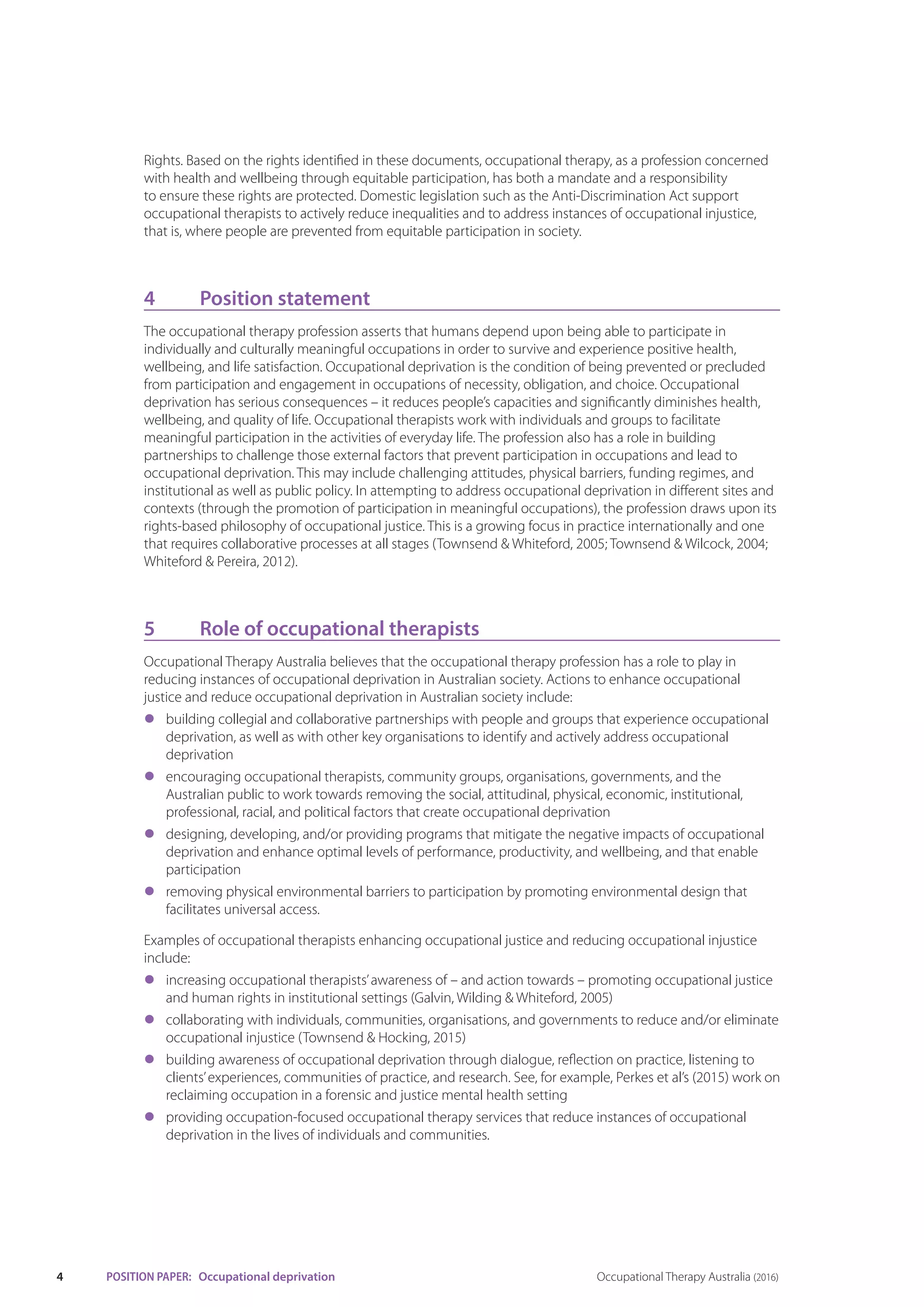 Positionpaper occupationaldeprivation[april2016 ...