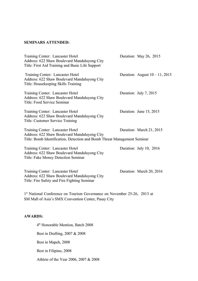 My Resume (TIN) | DOC