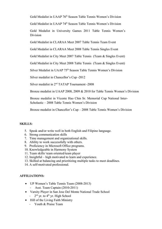 My Resume (TIN) | DOC