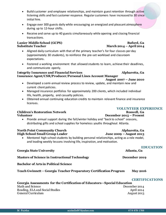 Michelle_Fairfax_Resume (FINAL v3) | DOCX