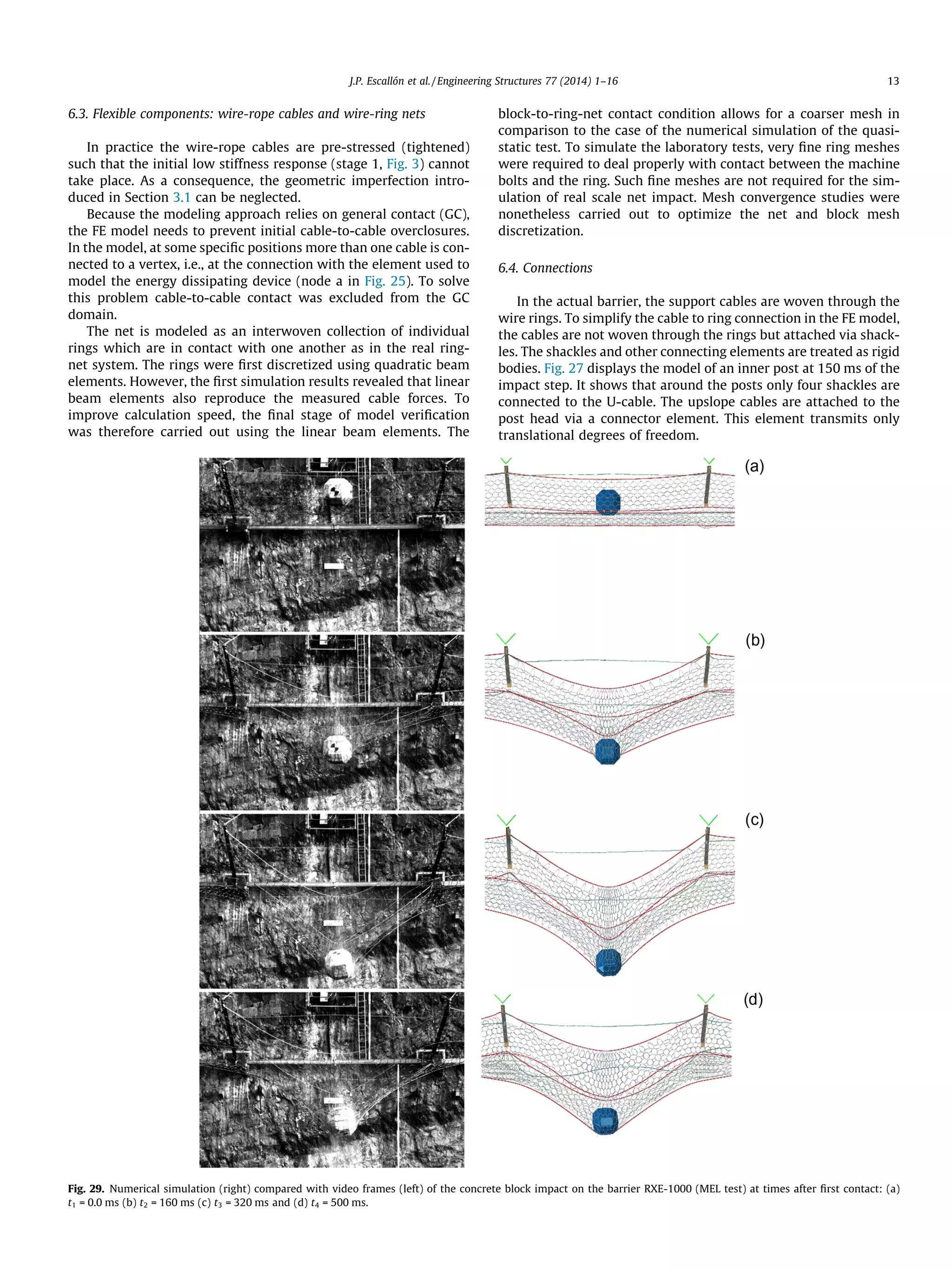 Parameter identification of rockfall protection | PDF
