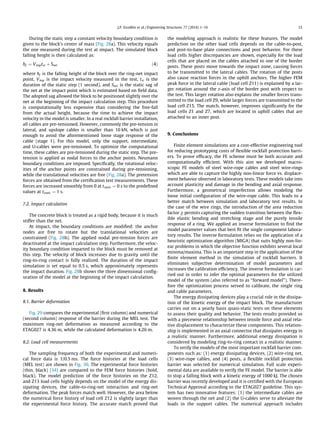 Parameter identification of rockfall protection | PDF