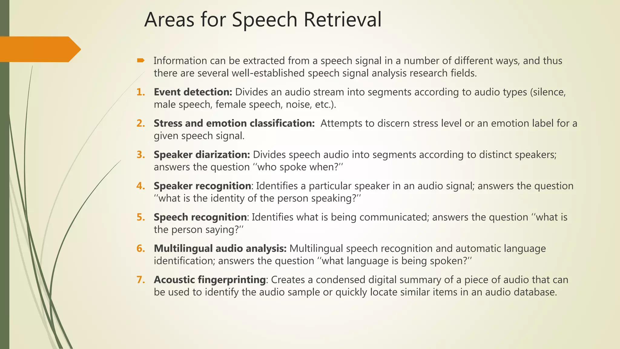Speech Retrieval | PPT