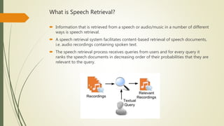 Speech Retrieval | PPTX