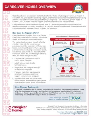 Caregiver Homes Overview | PDF
