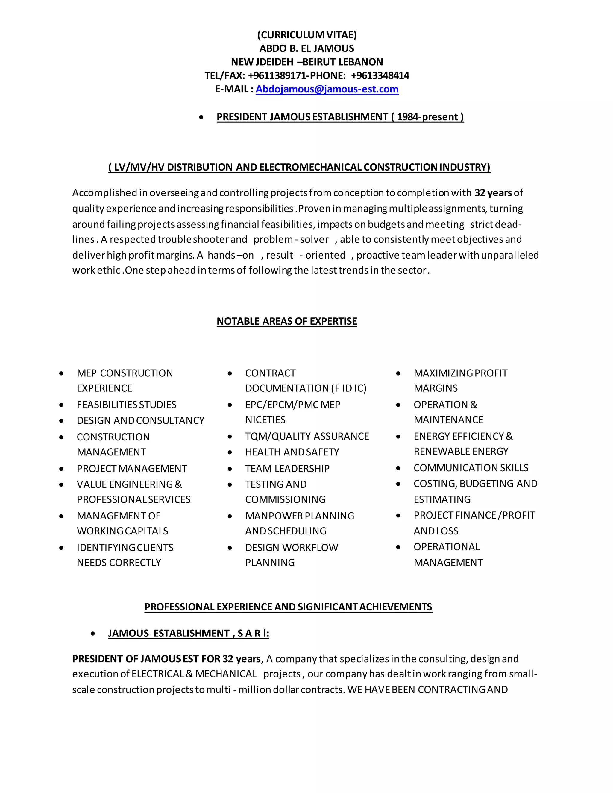 CV_ABDO EL JAMOUS | PDF