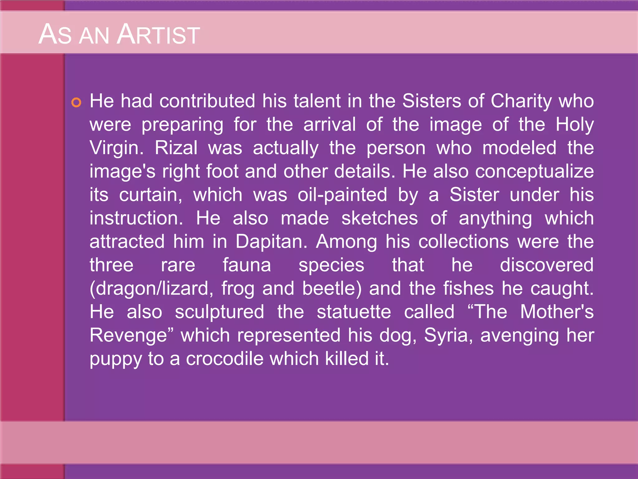 Rizal's Exile in Dapitan and Correspondence with Fr. Pablo Pastells. | PPTX