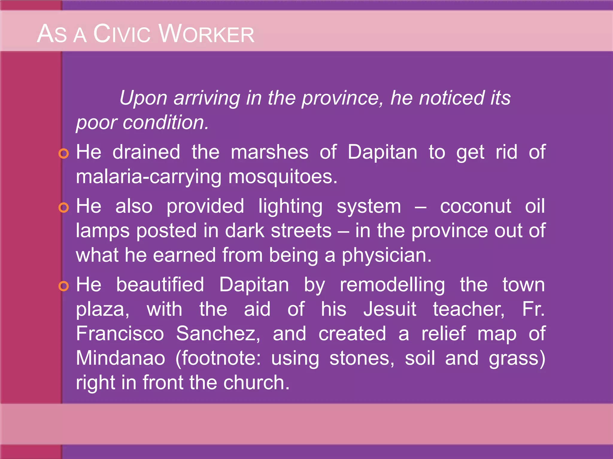 Rizal's Exile in Dapitan and Correspondence with Fr. Pablo Pastells. | PPTX