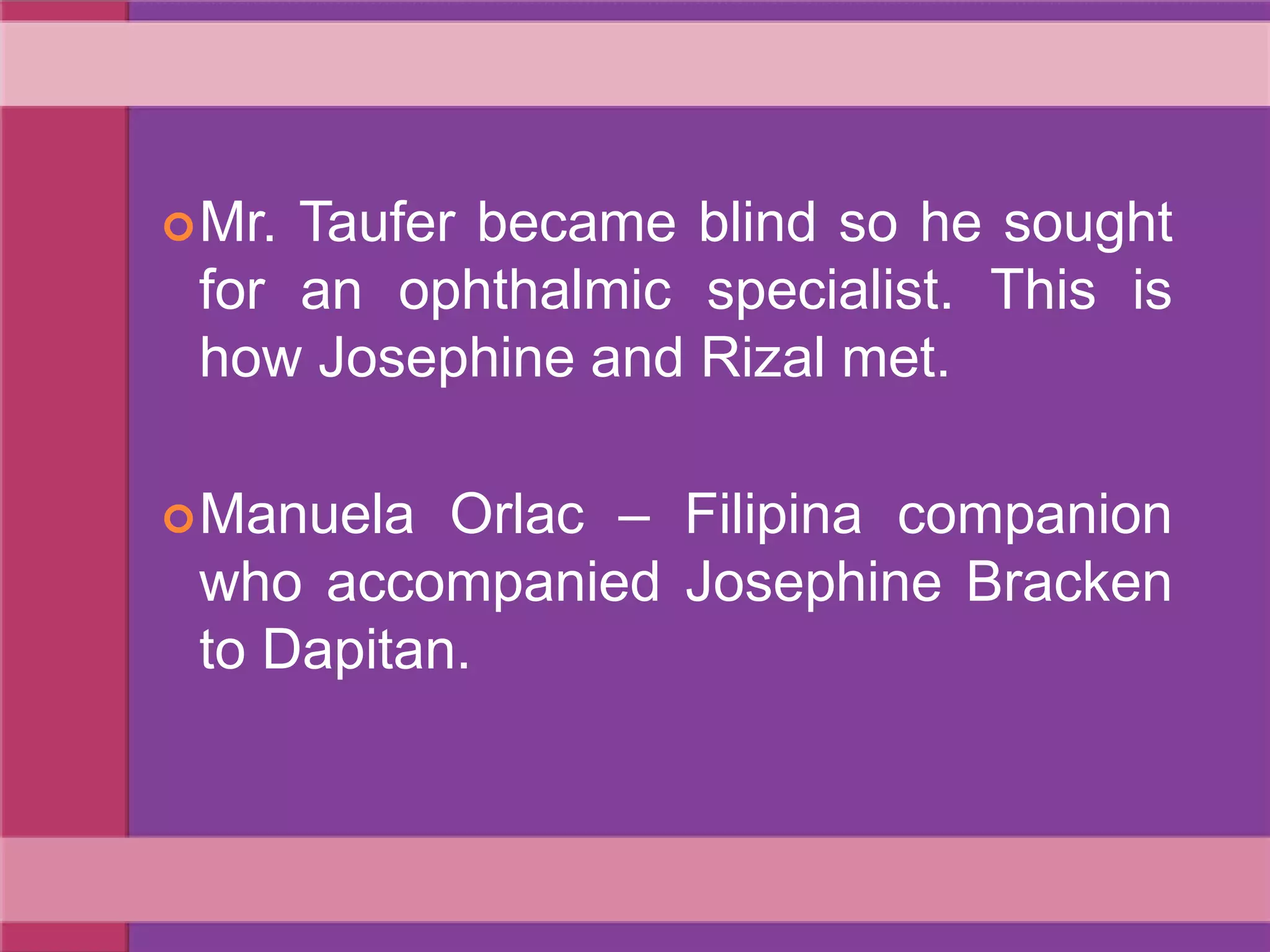 Rizal's Exile in Dapitan and Correspondence with Fr. Pablo Pastells. | PPTX