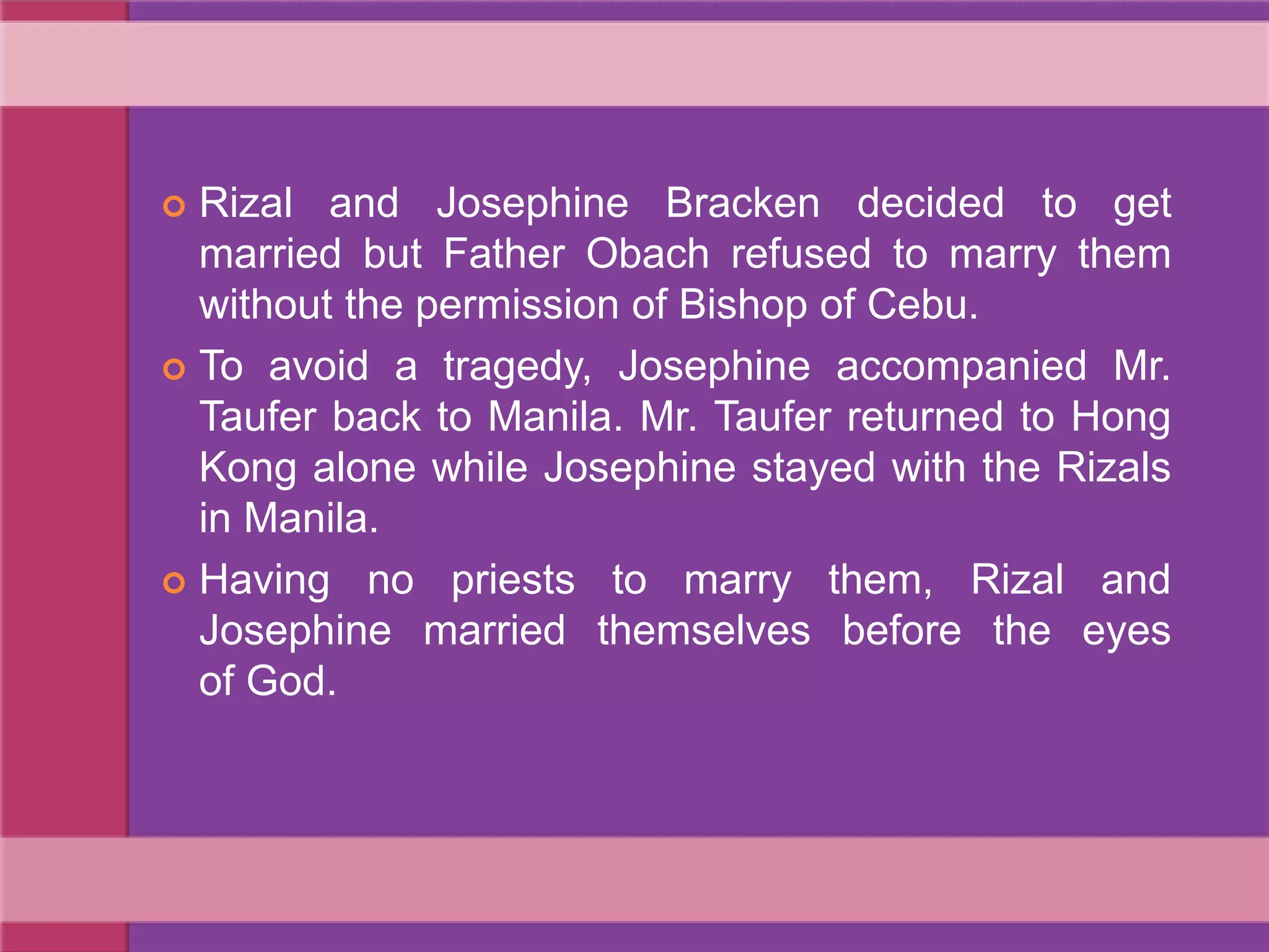 Rizal's Exile in Dapitan and Correspondence with Fr. Pablo Pastells. | PPTX