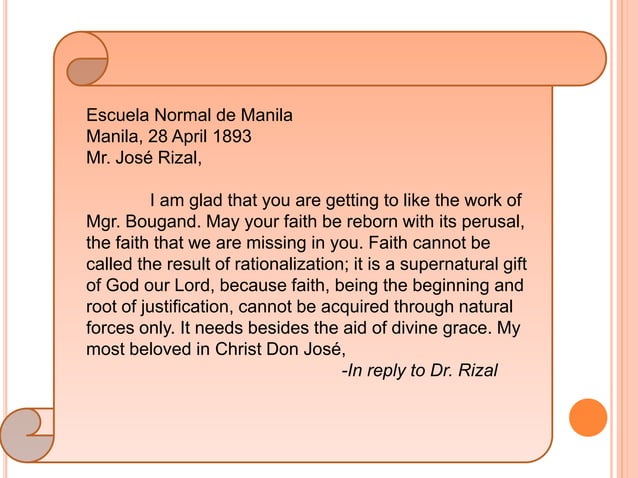 Rizal's Exile in Dapitan and Correspondence with Fr. Pablo Pastells. | PPTX