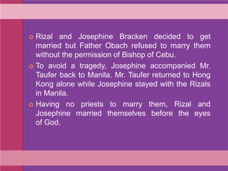 Rizal's Exile in Dapitan and Correspondence with Fr. Pablo Pastells. | PPTX