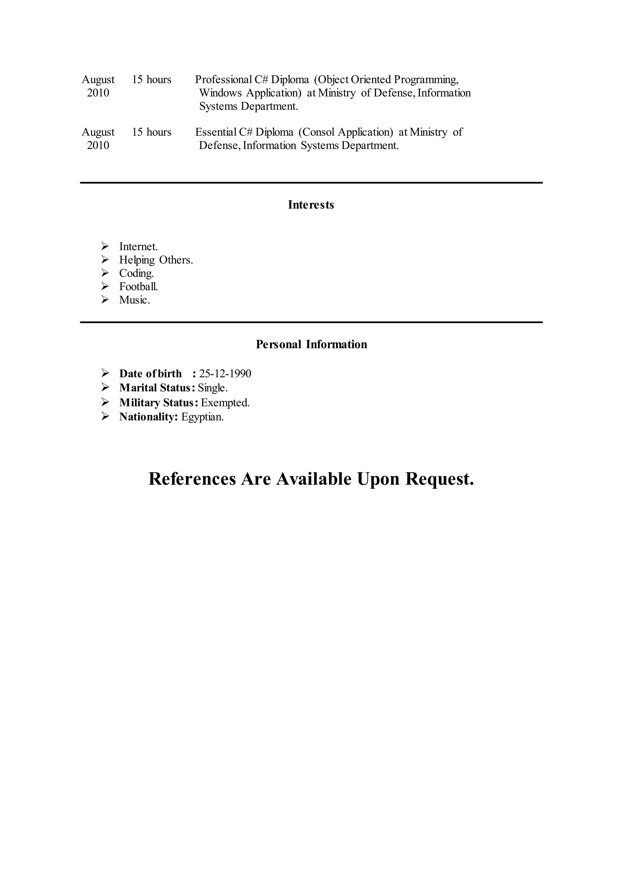 sameh adel - CV | PDF