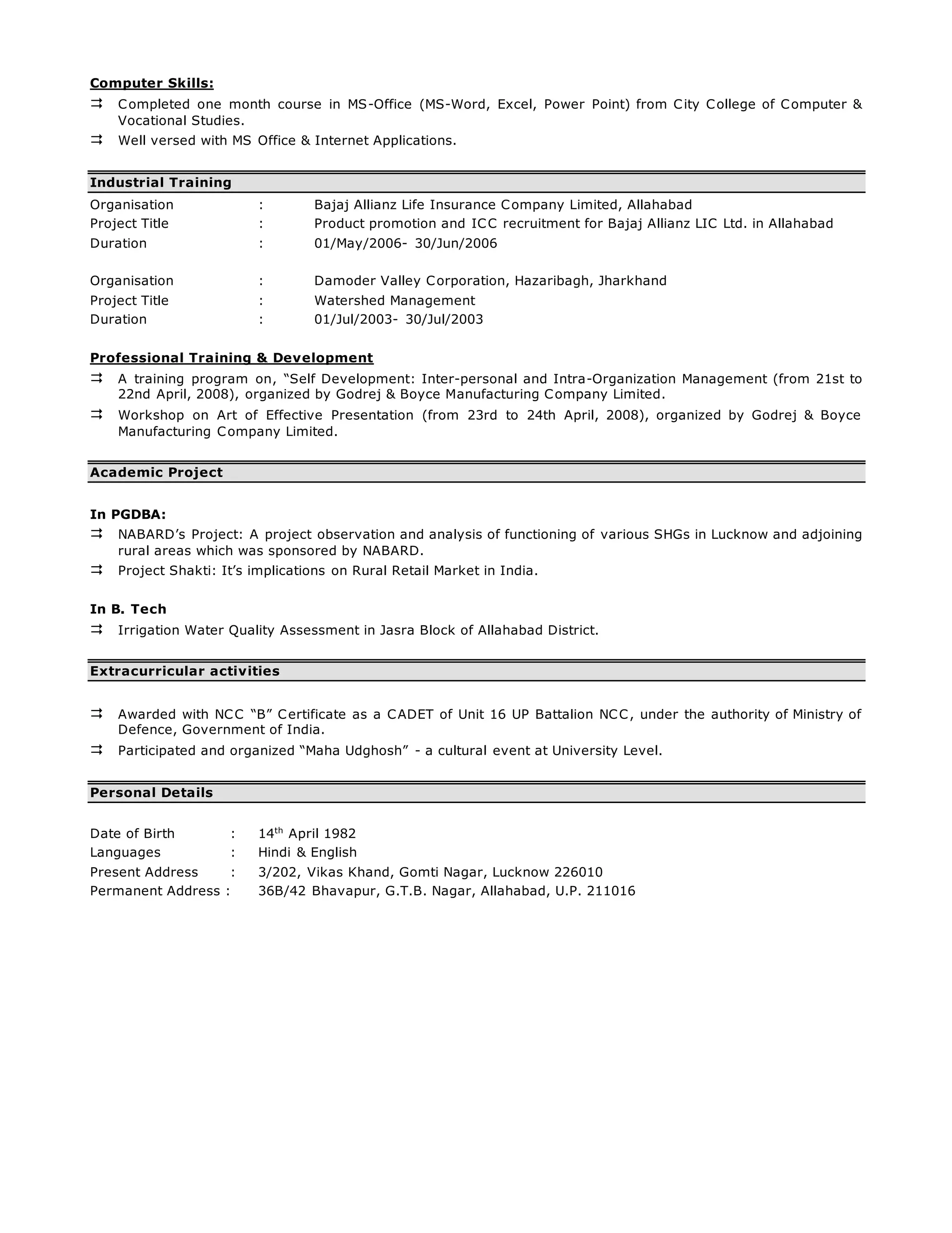 Arvind Dwivedi_CV | PDF