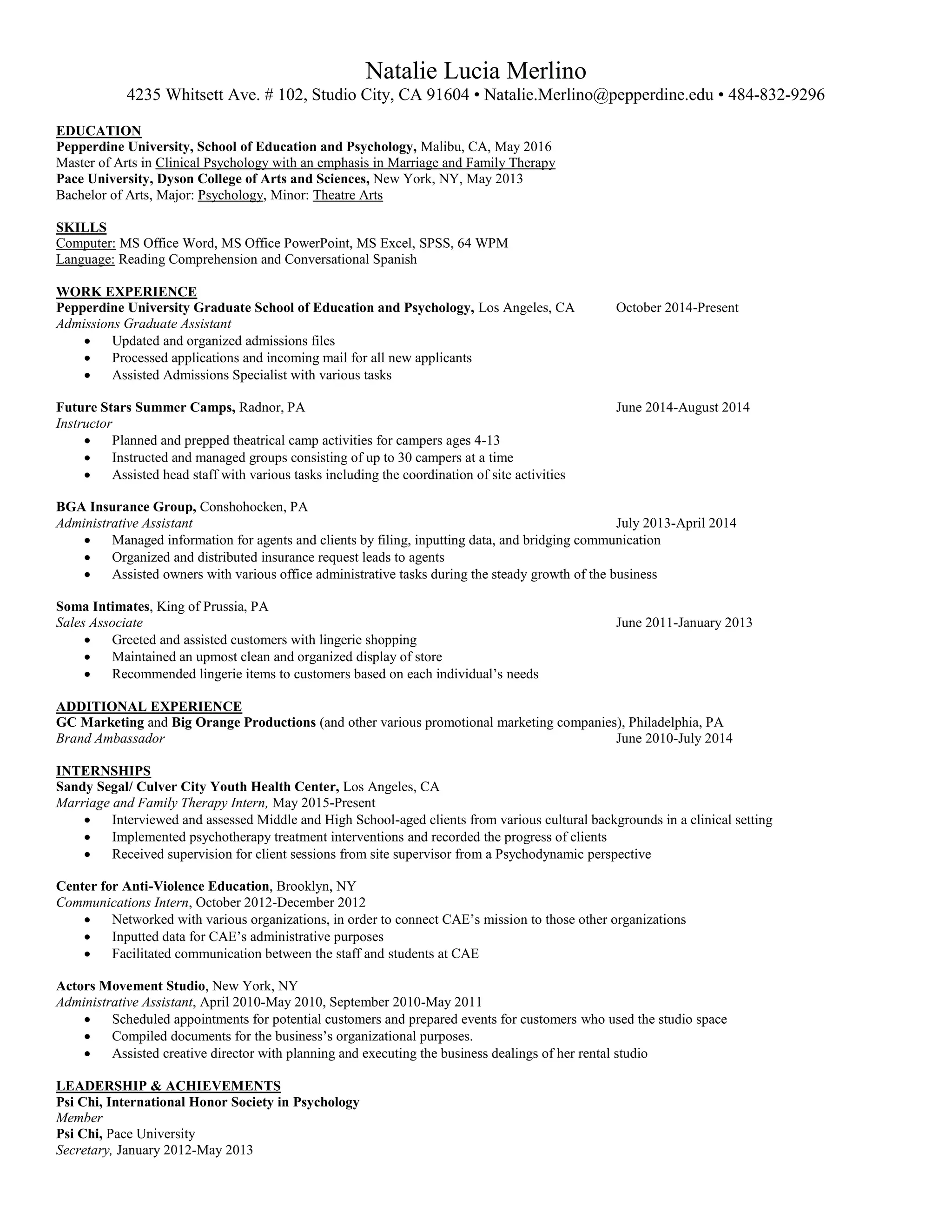 student resume | PDF