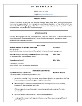 Final resume | PDF
