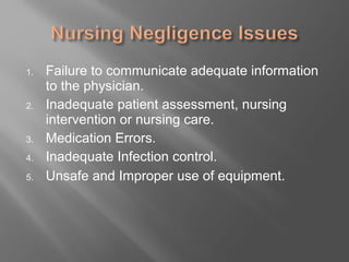 Legal Issues in Nursing | PPT