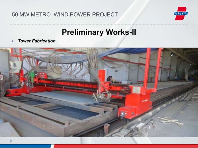50 MW METRO WIND POWER PROJECT | PPTX | Civil Engineering Industry ...