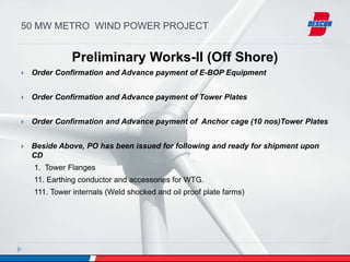 50 MW METRO WIND POWER PROJECT | PPTX