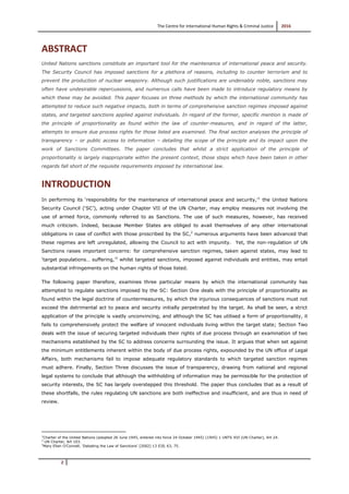 David Shamtoob - First Article (UN Sanctions)[update] | PDF