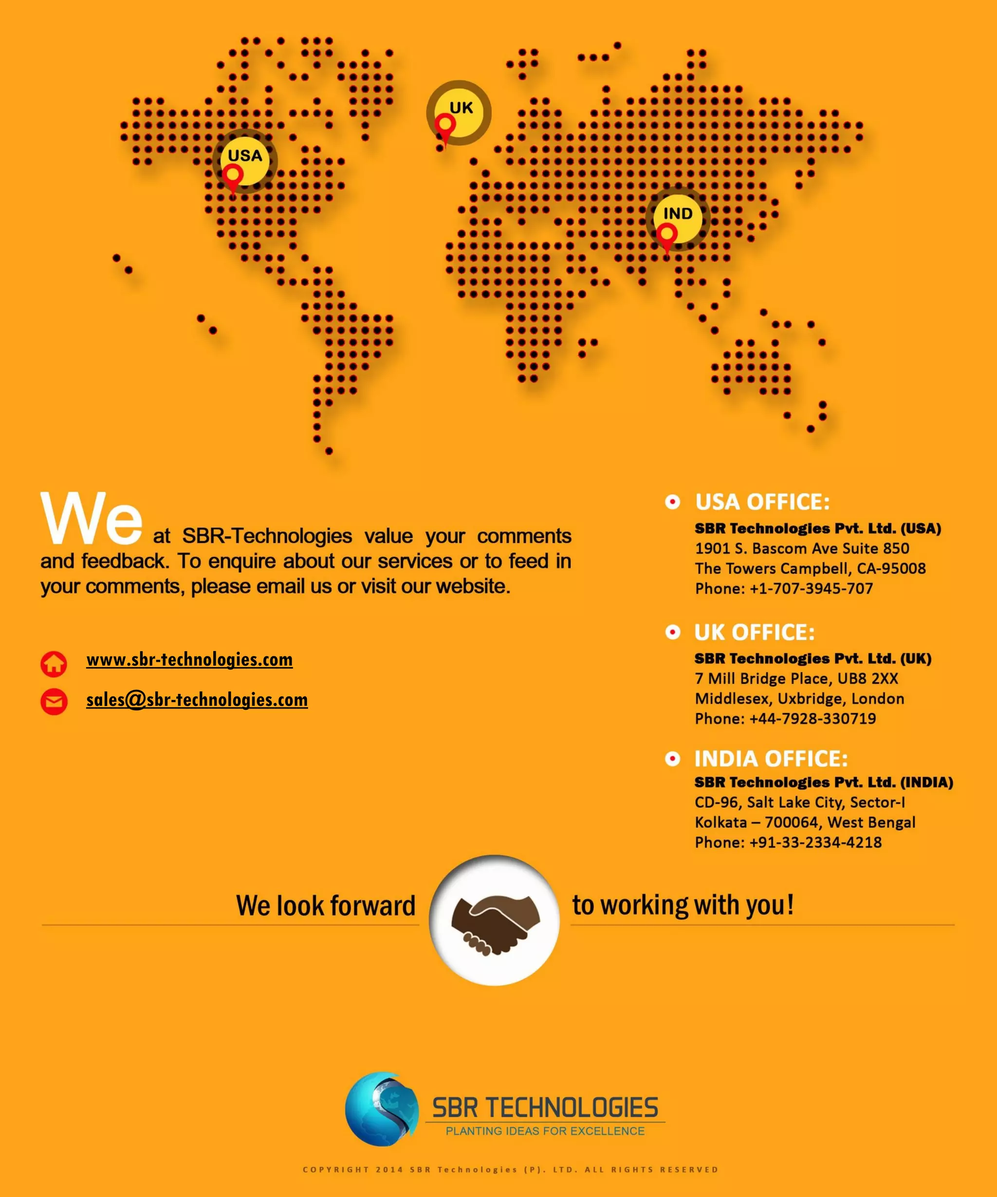 SBR Technologies Corporate Profile (Application Development) | PDF